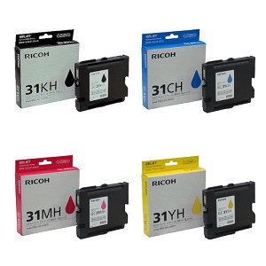 GC31KH/CH/MH/YH ジェルジェットインクカートリッジ RICOH(リコー) IPSiO GX e5500/e7700,SG 5100 対応の商品詳細｜リサイクルトナーのステップワン